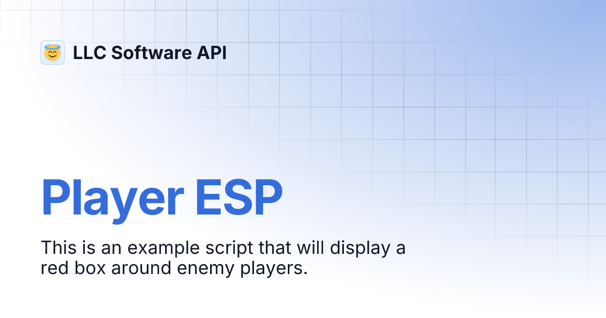 Player ESP | LLC Software API